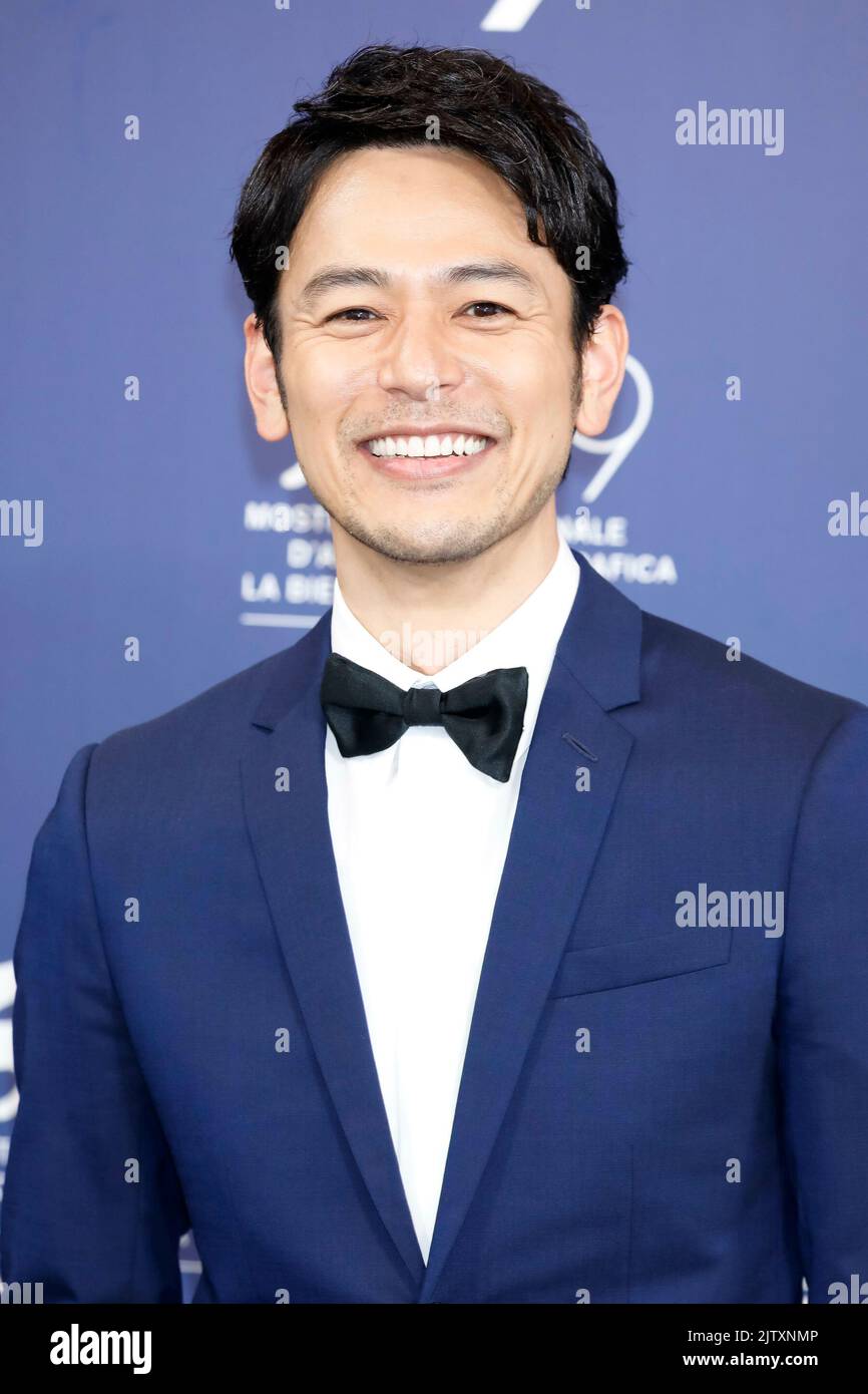 Satoshi Tsumabuki poses at the photocall of 'Aru Otoko' during the 79th ...