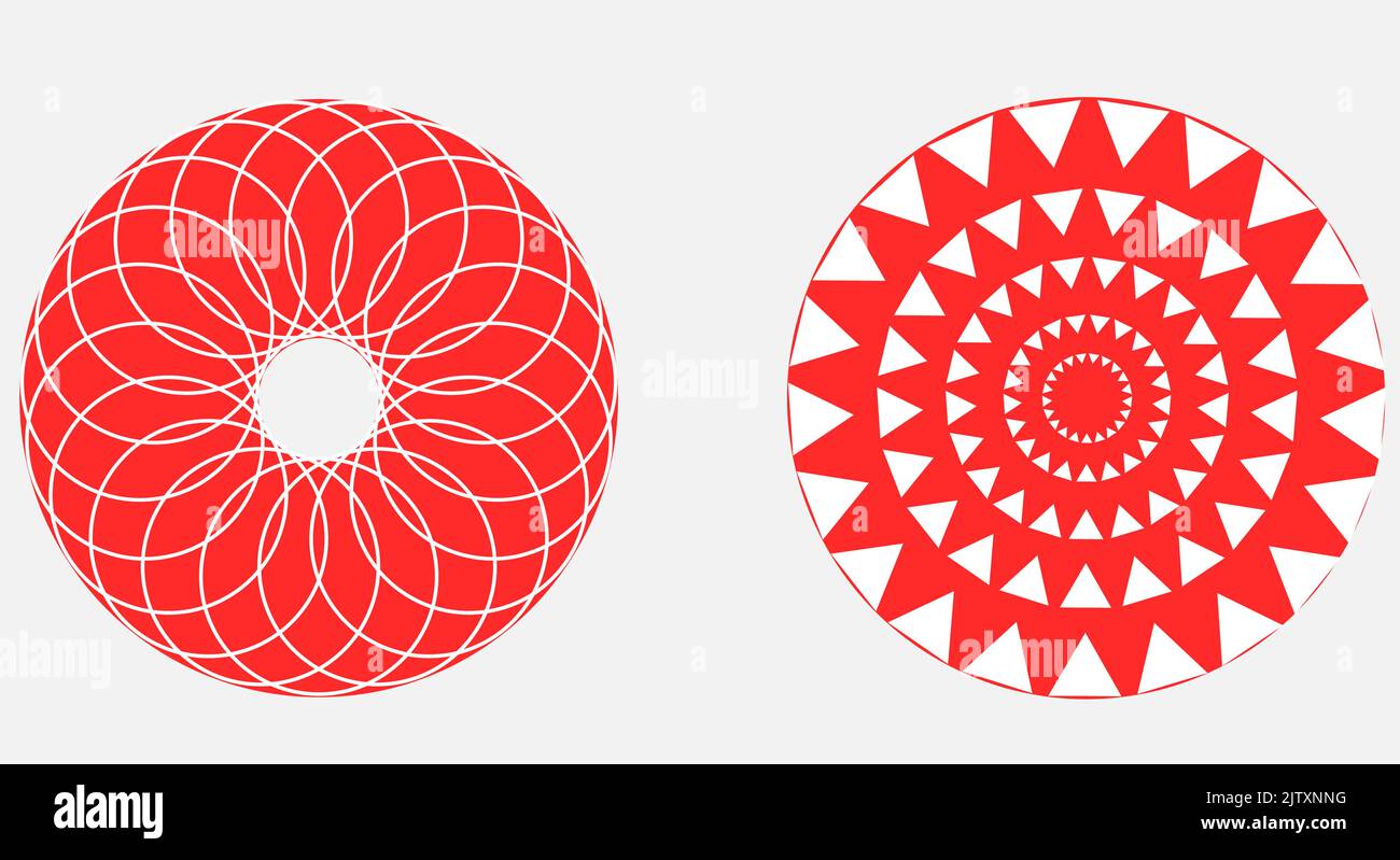 Geometric shape set Stock Vector Images - Alamy