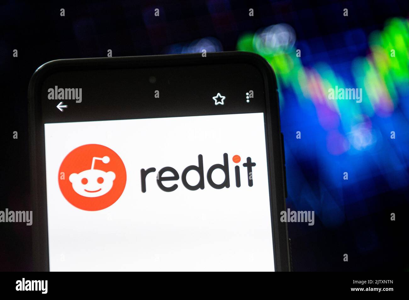 Poland. 02nd Sep, 2022. In this photo illustration a Reddit logo seen ...