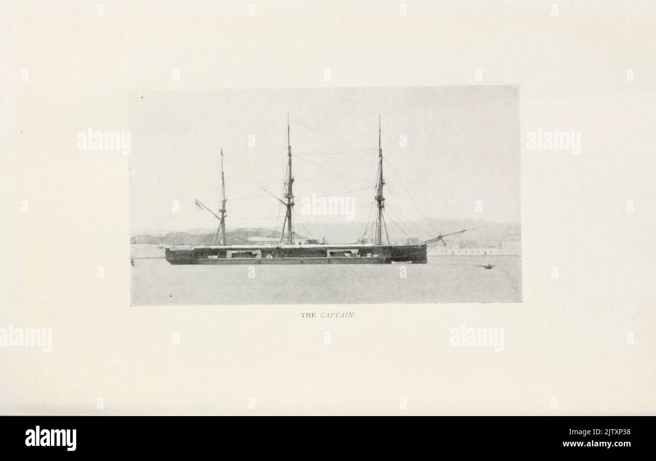 HMS CAPTAIN from pictures by William Lionel Wyllie in the book ' The ...