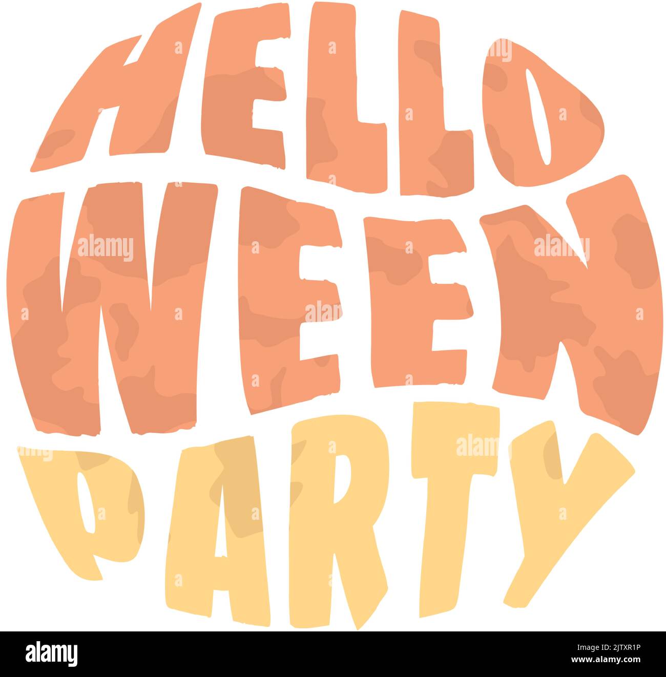 Halloween party semi flat color vector text Stock Vector Image & Art ...