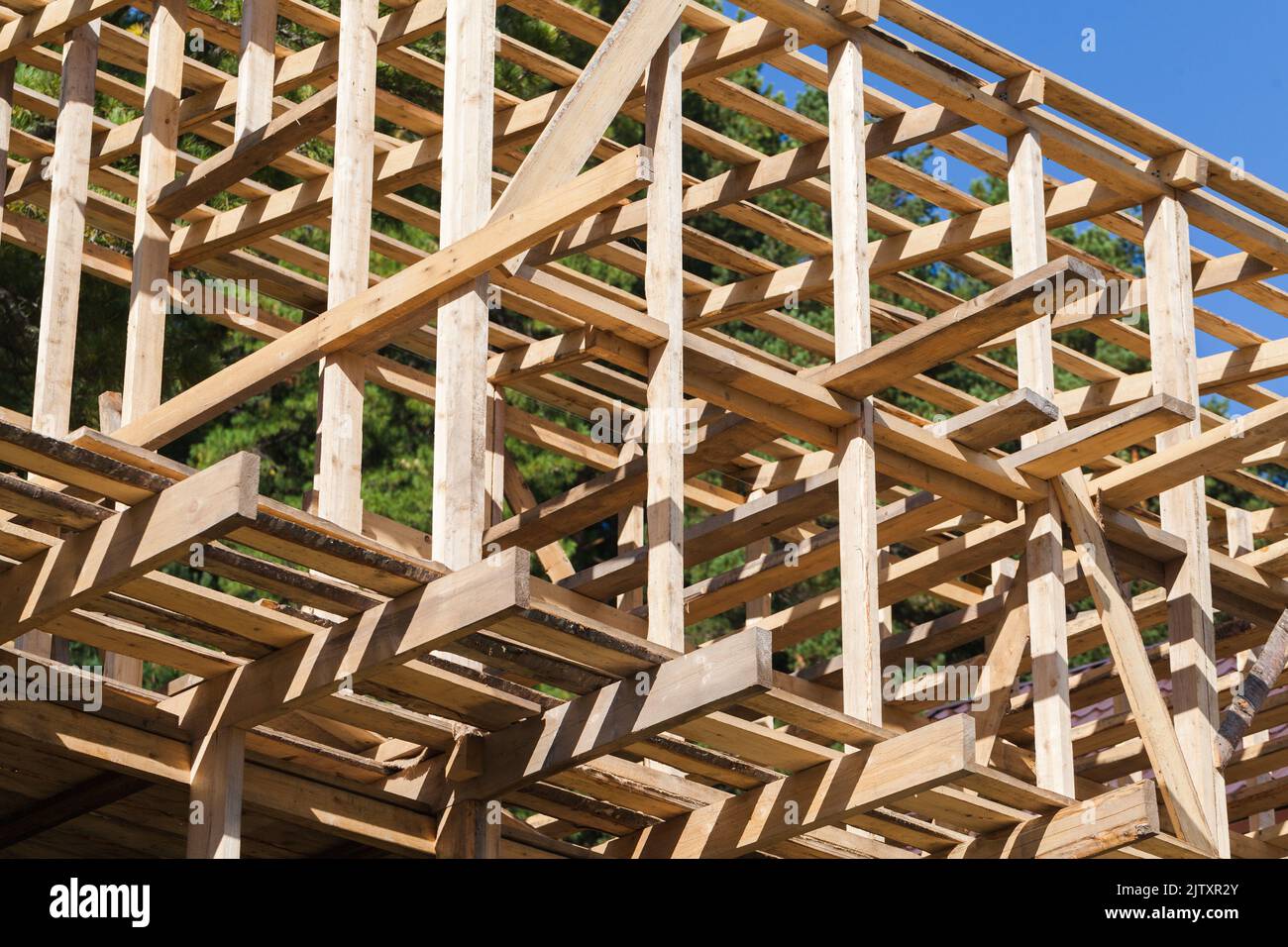 Timber frame wall construction hi-res stock photography and images - Alamy