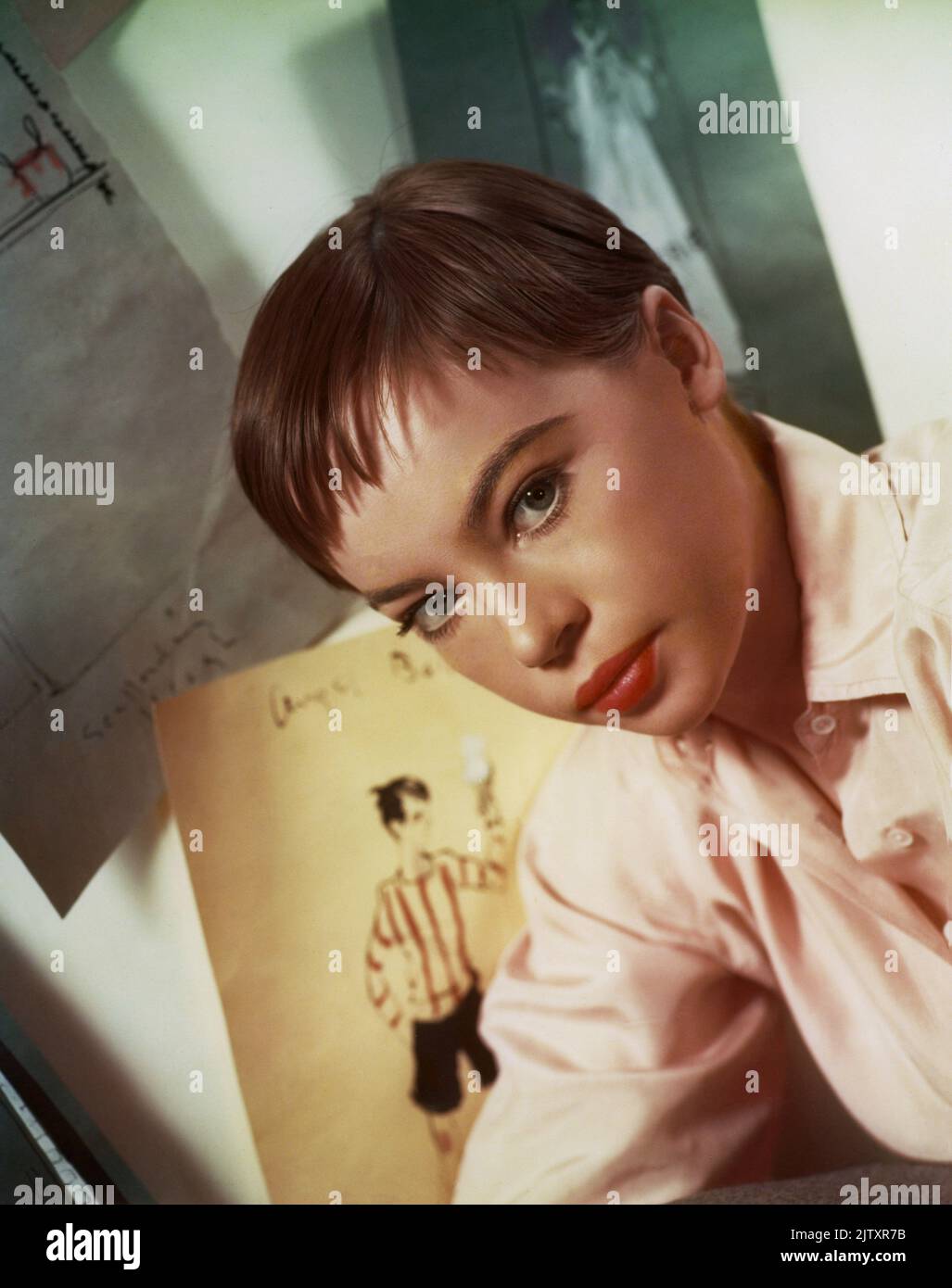 Leslie Caron Daddy Long Legs 1955 USA Director : Jean Negulesco Stock ...