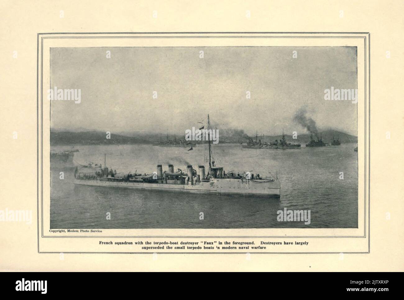 Modern Naval warfare French Squadron with the Torpedo Boat Destroyer ...