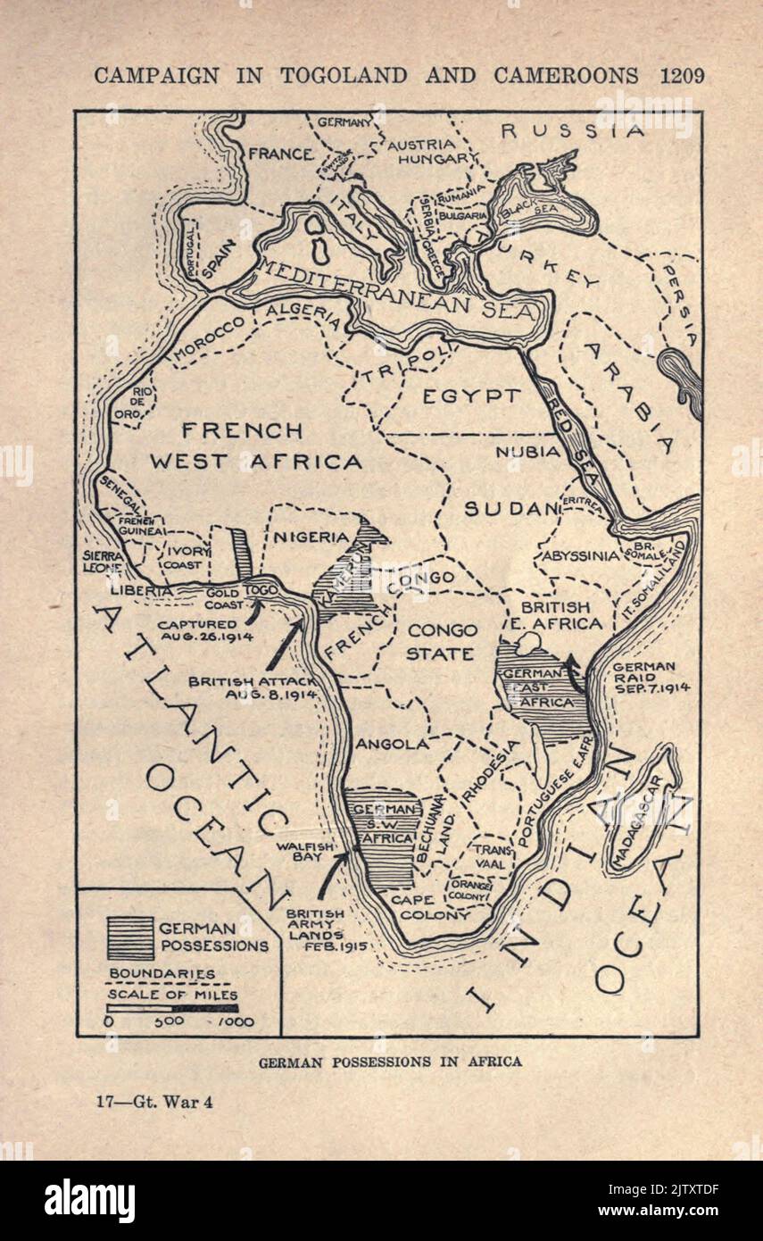1959 map of africa hi-res stock photography and images - Alamy