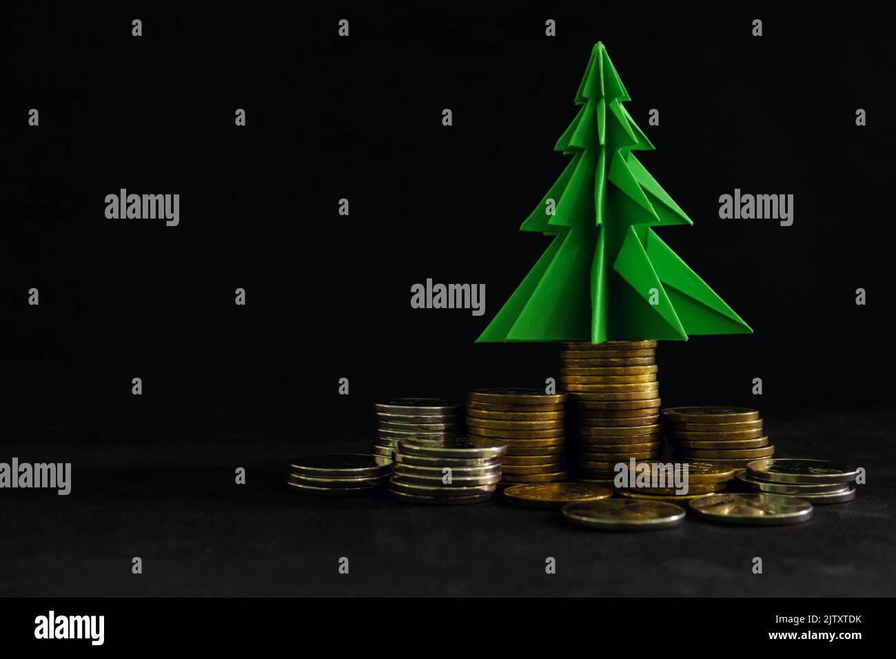 Christmas season high cost or price and inflation concept. Christmas ...
