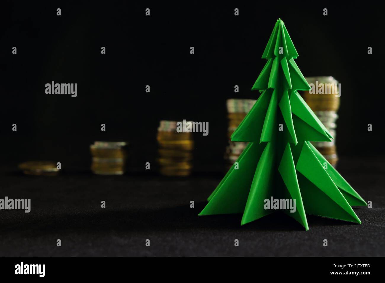 Christmas season high cost or price and inflation concept. Christmas ...