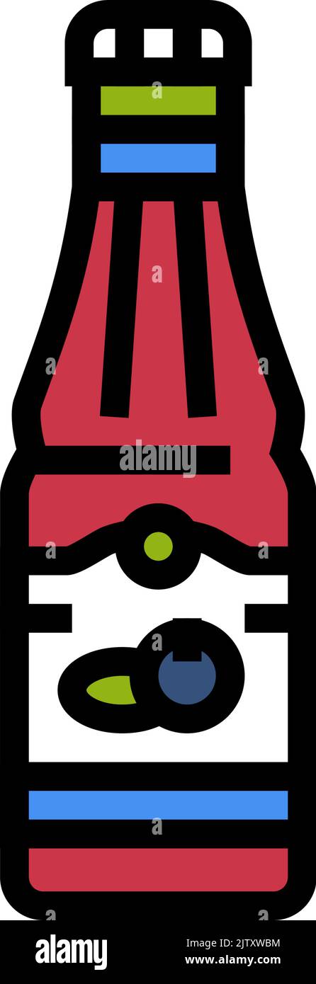 syrup blueberry color icon vector illustration Stock Vector Image & Art ...