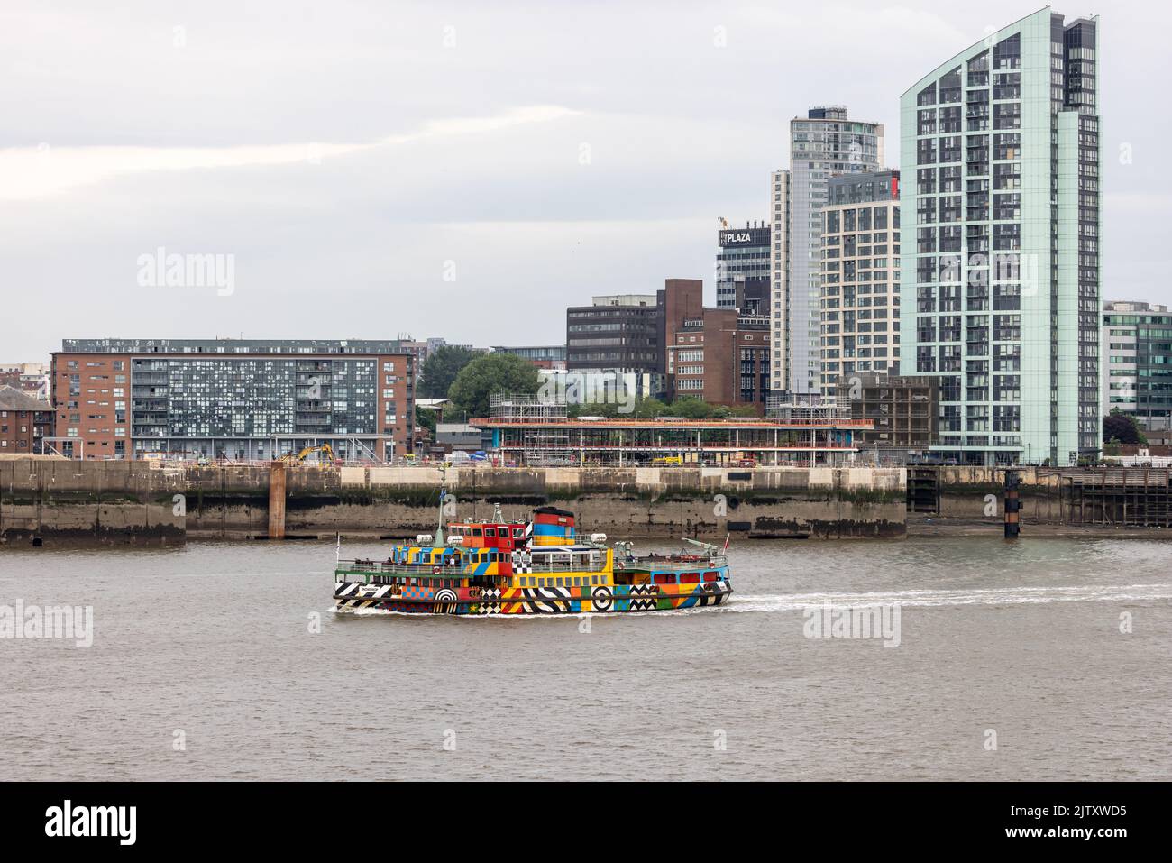 MV Snowdrop - Mersey Ferry in operation on the River Mersey, Liverpool ...
