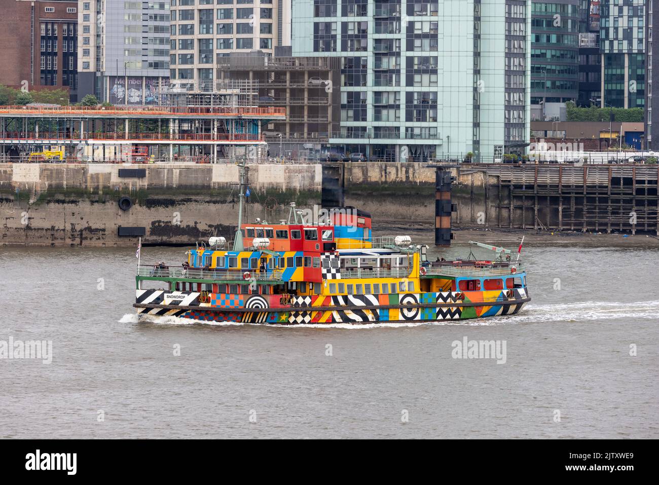 MV Snowdrop - Mersey Ferry in operation on the River Mersey, Liverpool ...