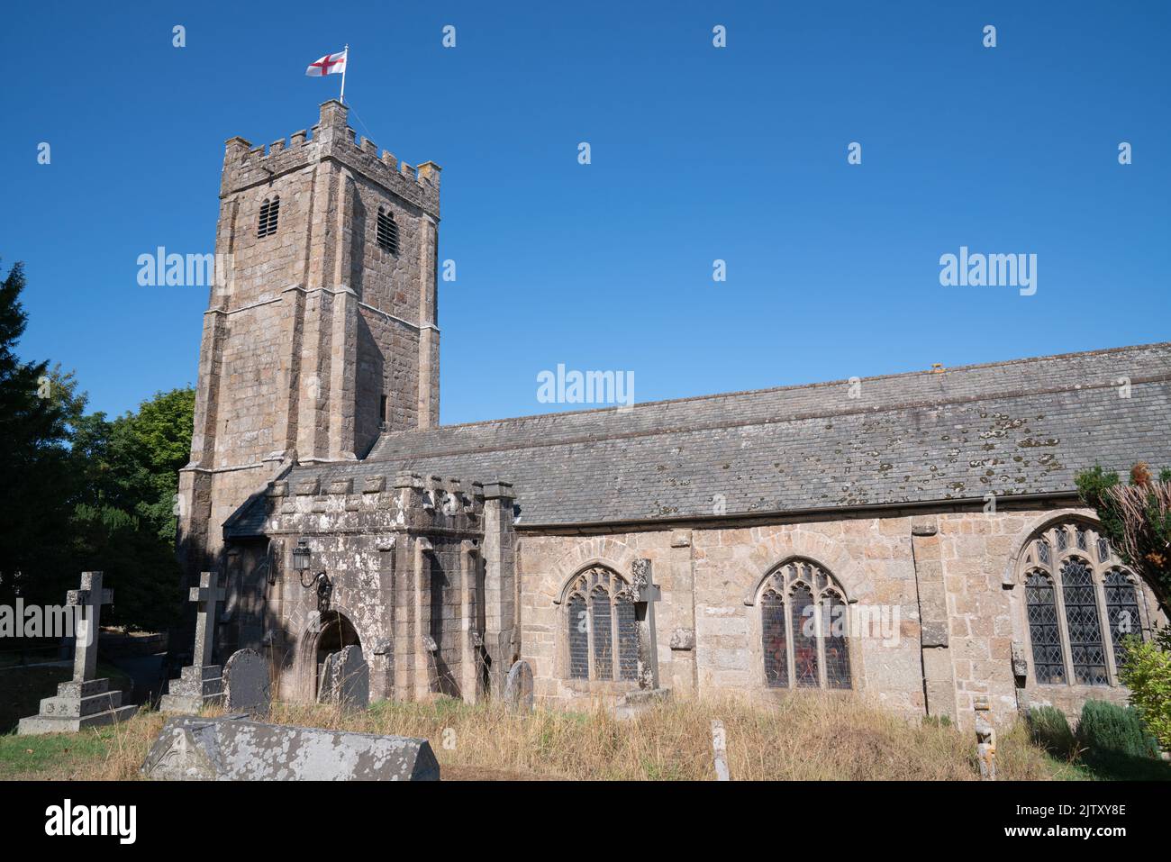 Chagford church Dartmoor Devon of St Michael the Archangel England UK ...