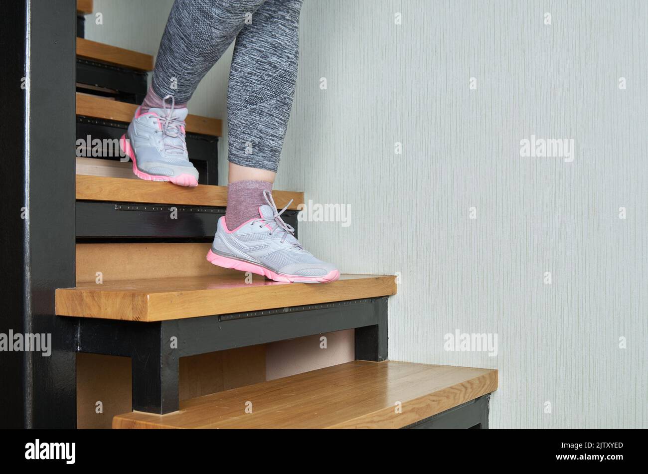 Legs in sport shoes hi-res stock photography and images - Alamy