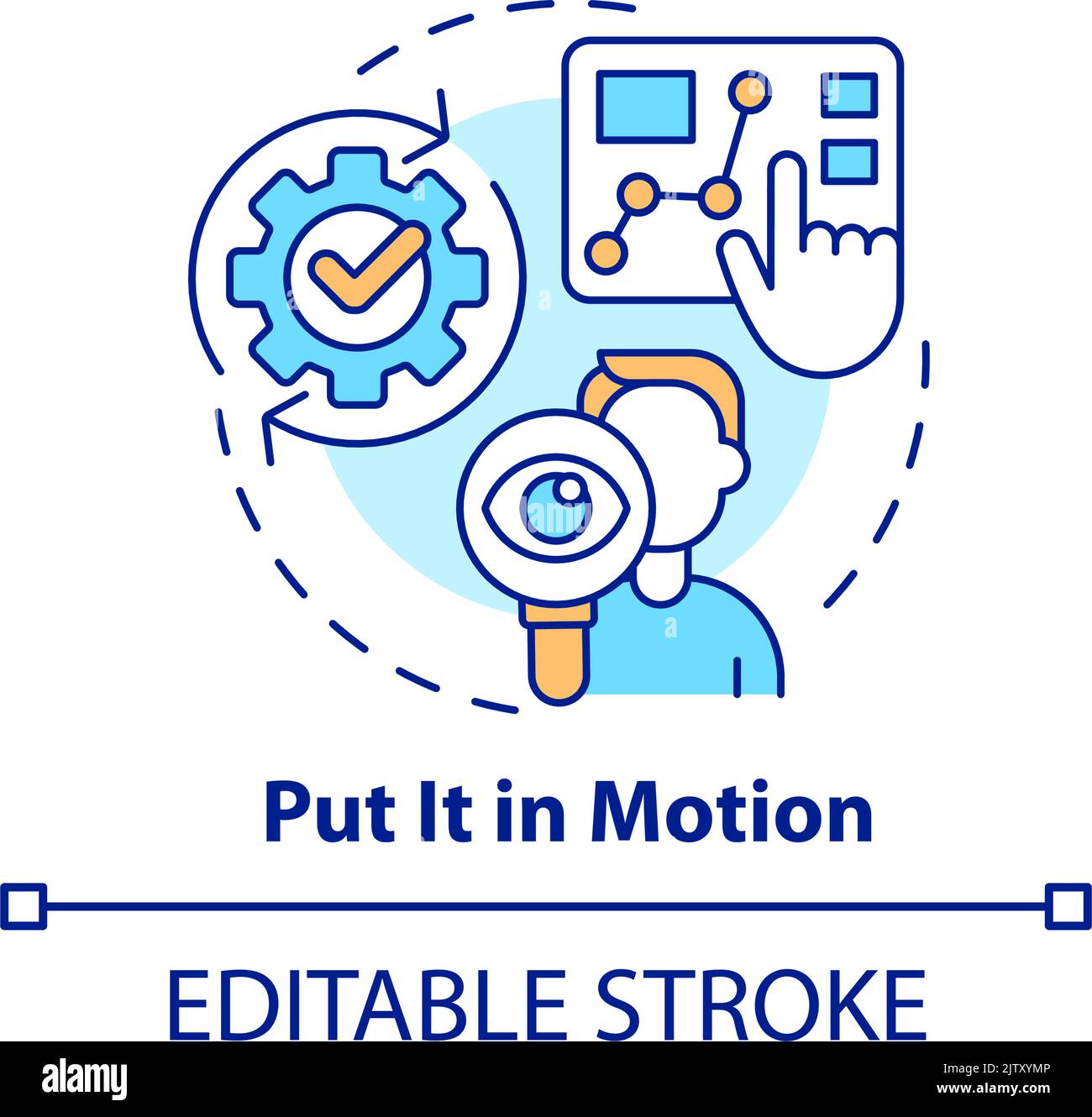 Put marketing logo Stock Vector Images - Alamy