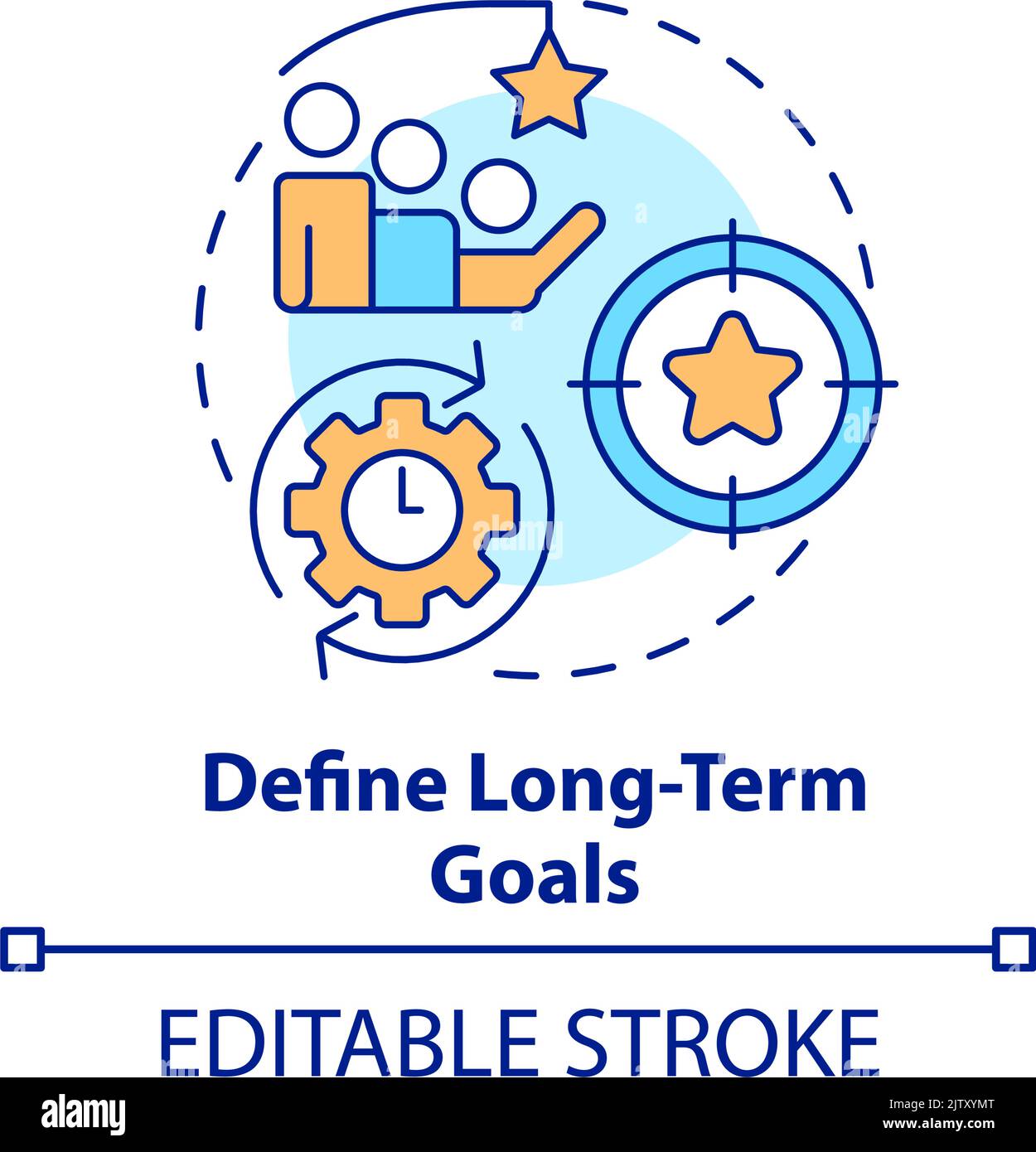 Define long term goals concept icon Stock Vector Image & Art - Alamy Define long term goals concept icon Stock Vector Image & Art - Alamy