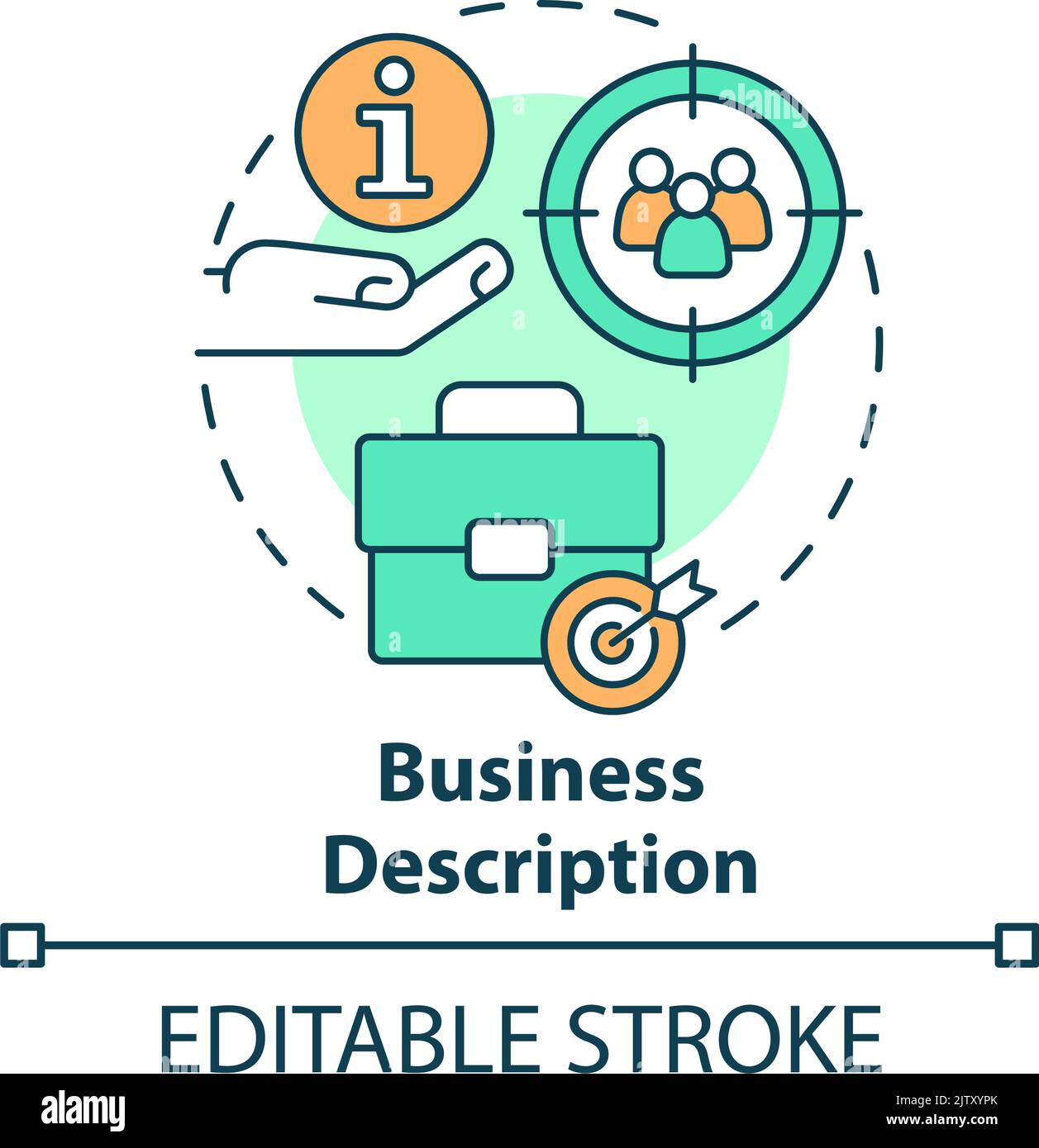 Business description concept icon Stock Vector Image & Art - Alamy