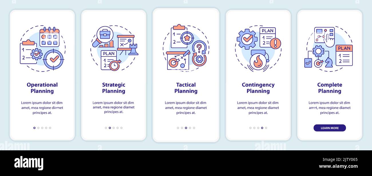 Types of plans onboarding mobile app screen Stock Vector Image & Art ... Types of plans onboarding mobile app screen Stock Vector Image & Art ...