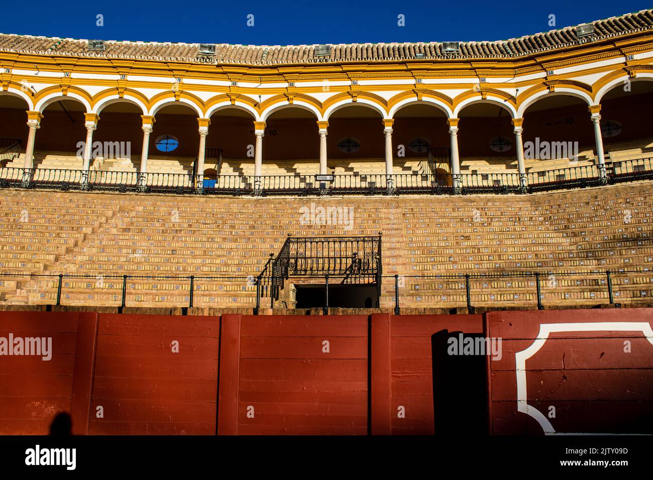 Seville, Spain - September 01, 2022 Plaza de Toros de Seville, The ...