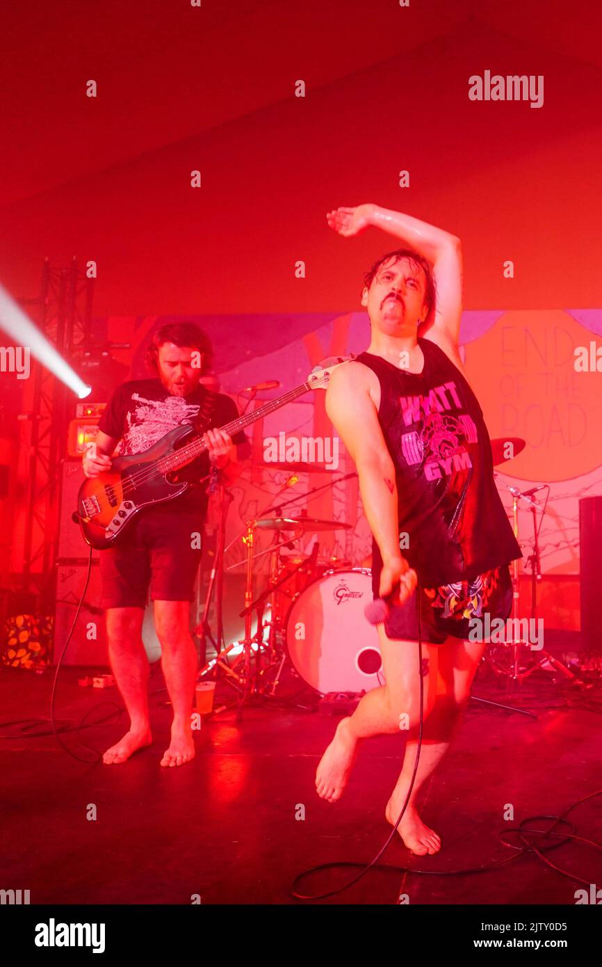 Dorset, UK. Thursday, 1 September, 2022. Matthew Baty of Pigs Pigs Pigs ...