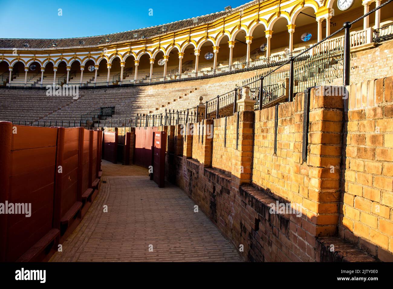 Seville, Spain - September 01, 2022 Plaza de Toros de Seville, The ...