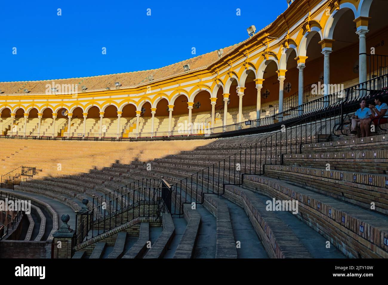 Seville, Spain - September 01, 2022 Plaza de Toros de Seville, The ...