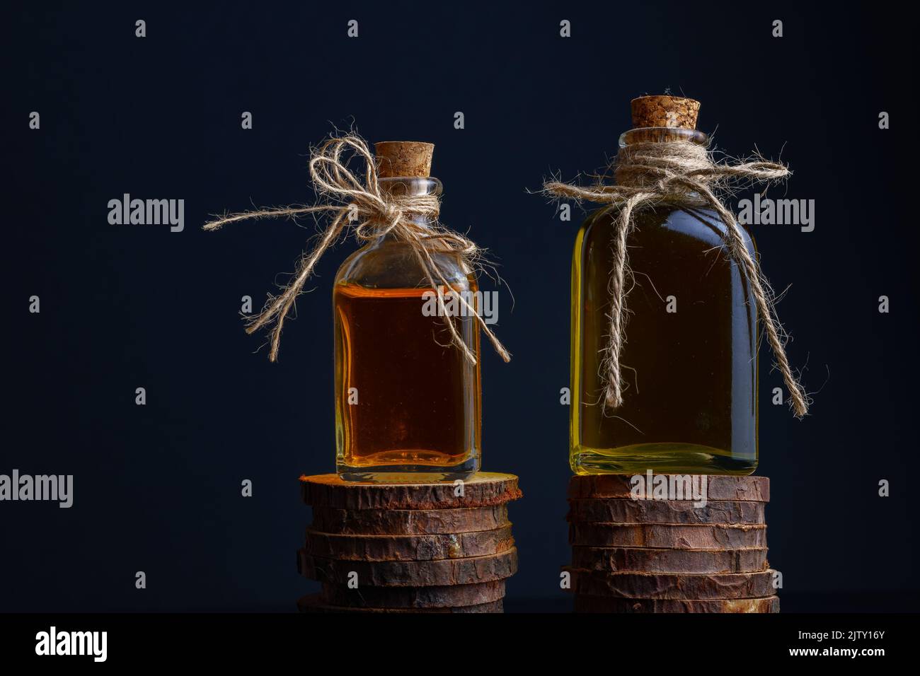 Old bottle and cork on string hi-res stock photography and images - Alamy