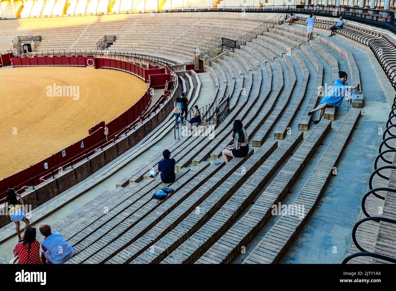 Seville, Spain - September 01, 2022 Plaza de Toros de Seville, The ...