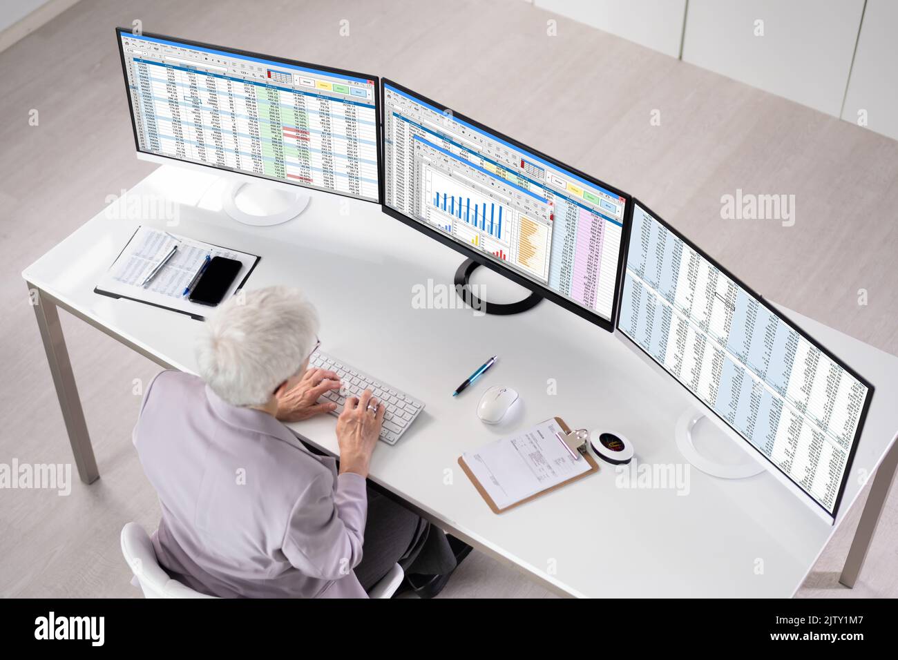 Professional Data Analyst And Medical Billing Coding Women Stock Photo ...