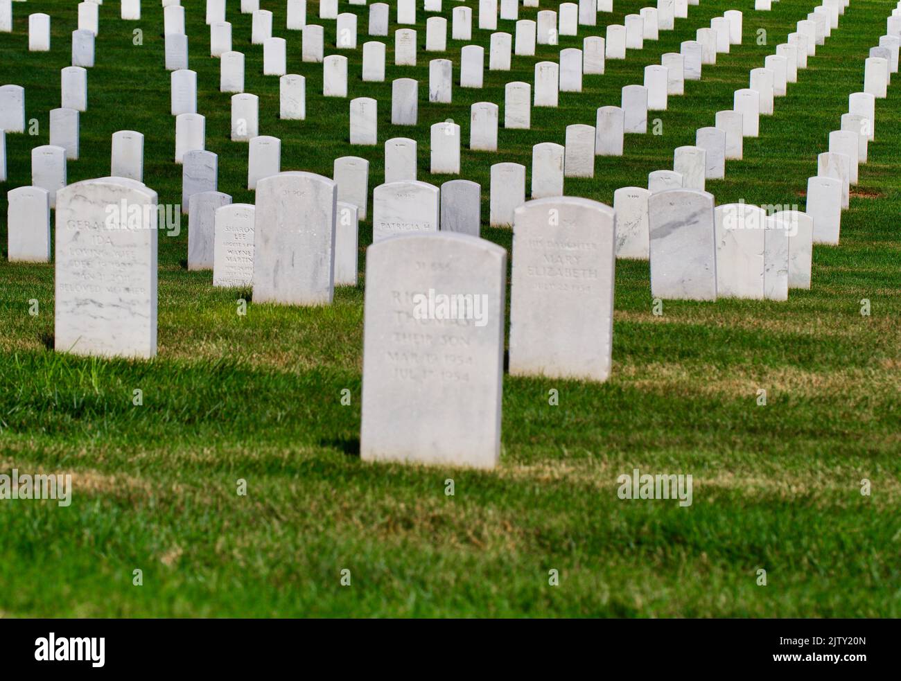 The Arlington National Cemetery Stock Photo - Alamy