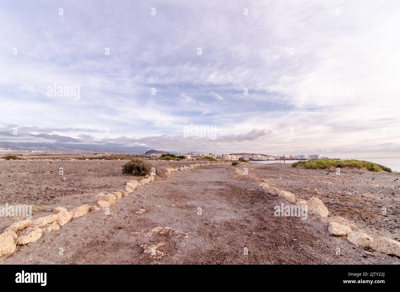 A Footpath in the Tenerife Canary Islands Desert Stock Photo - Alamy