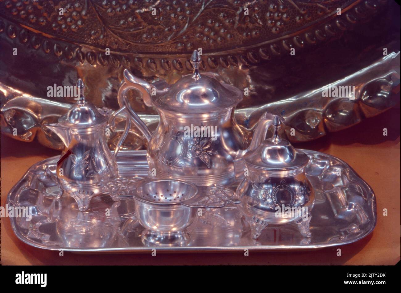 Indian silver tea set hi-res stock photography and images - Alamy