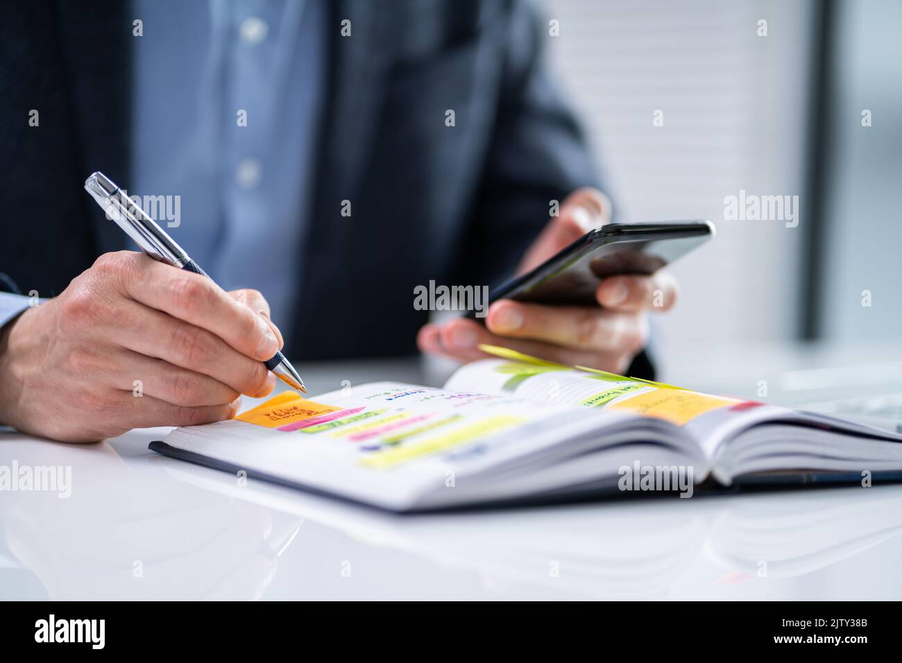 Week Task List Plan And Agenda On Mobile Phone Stock Photo - Alamy