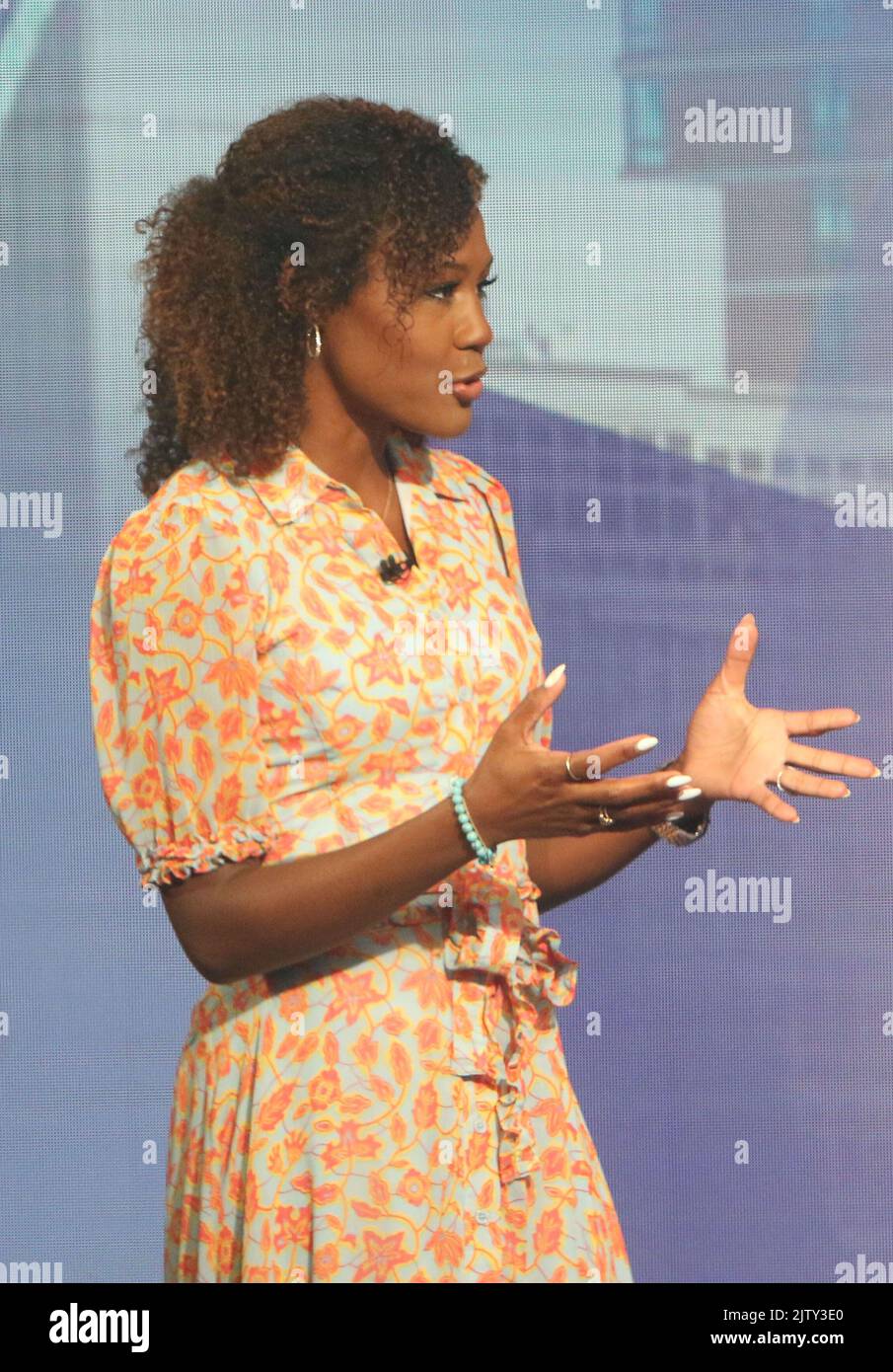 Cast of Good Morning America At The Studios -PICTURED: Janai Norman ...