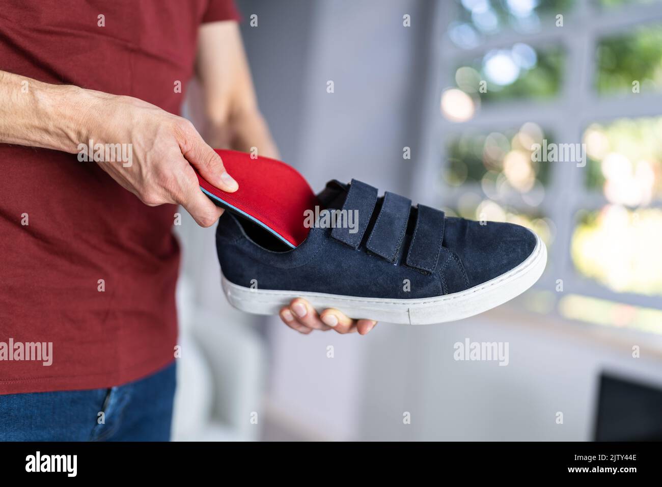 Shoe Sole In Footwear For Healthy Foot Arch Stock Photo - Alamy
