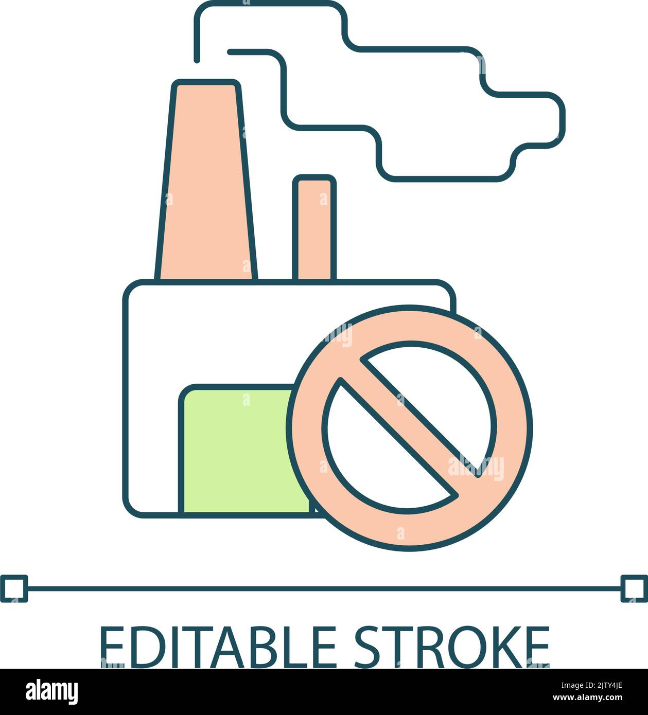 Industrial hazard prevention RGB color icon Stock Vector Image & Art ...