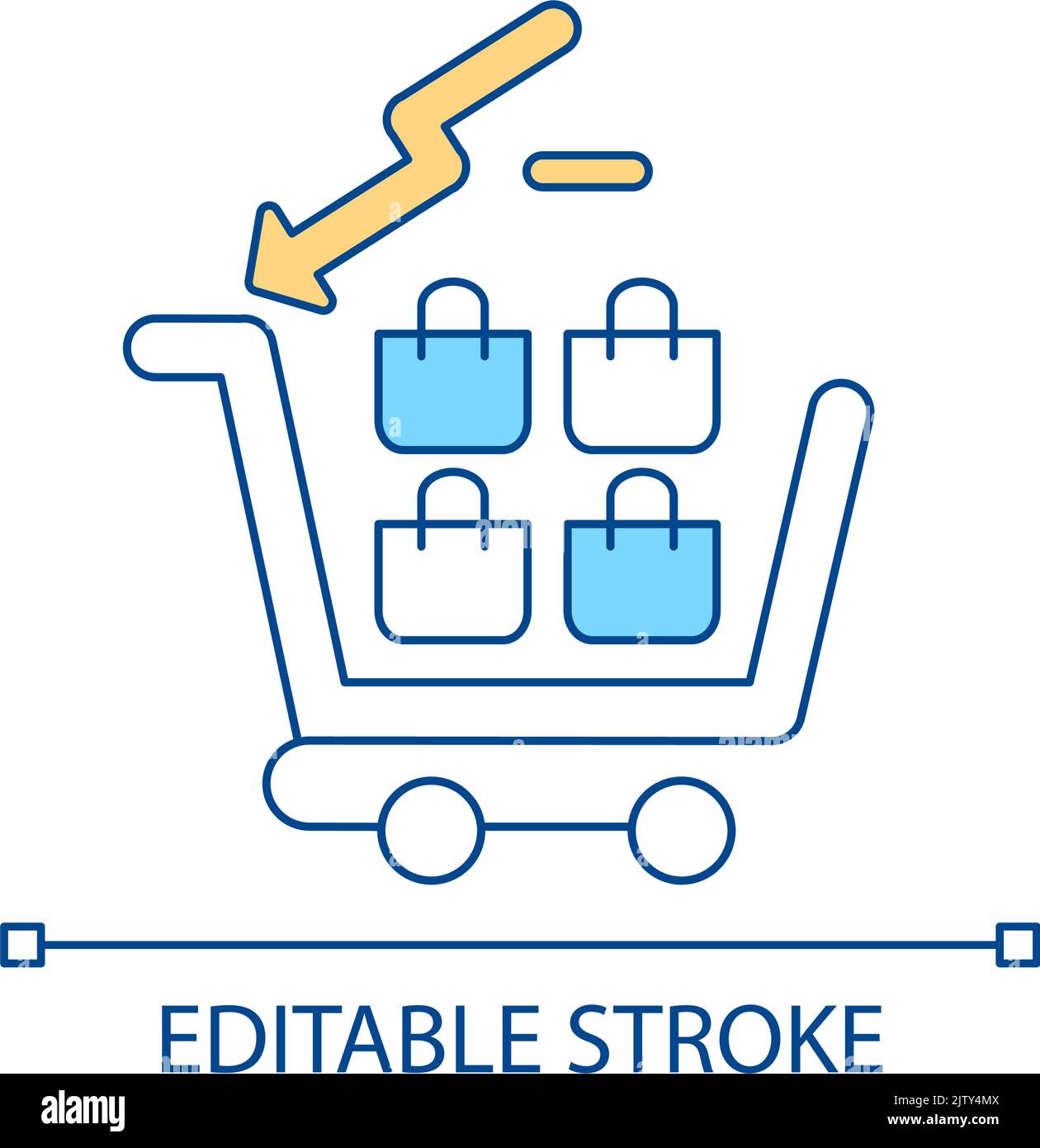 Anti-consumerism RGB color icon Stock Vector Image & Art - Alamy