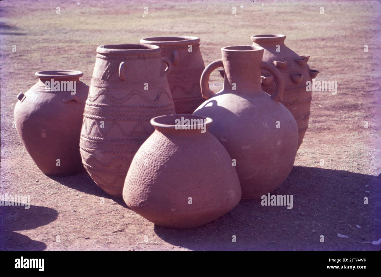 Pots, Potteries of Creative Shapes Stock Photo - Alamy