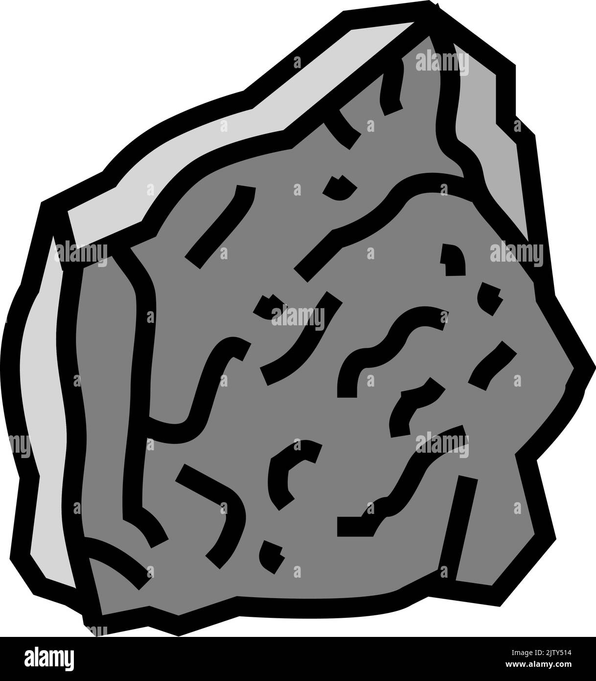 Granite Stone Rock Color Icon Vector Illustration Stock Vector Image And Art Alamy