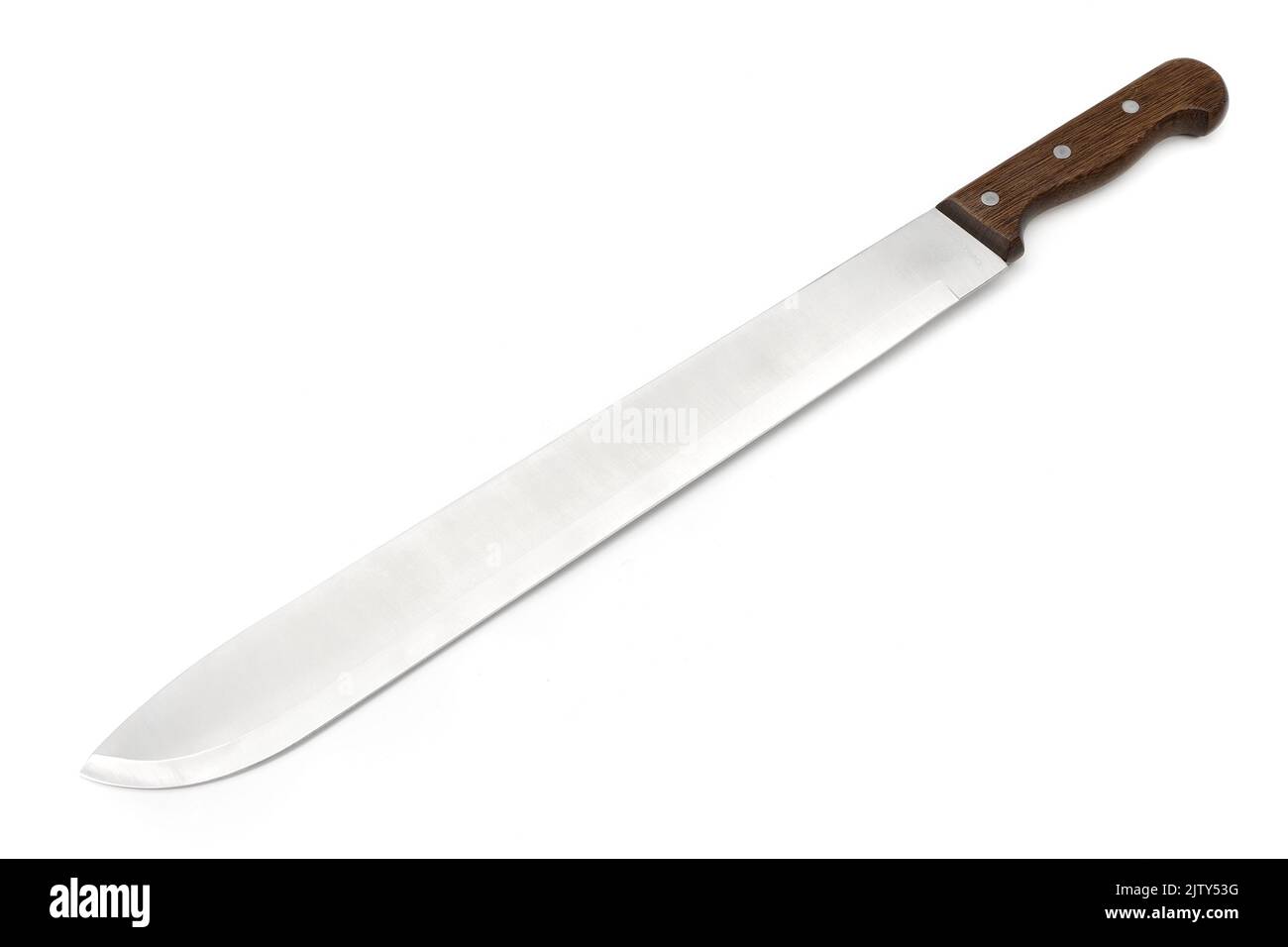Machete diagonal isolated object Stock Photo - Alamy