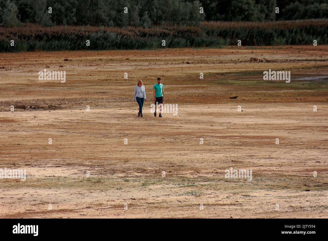 Chew Valley drought 2022 heatwave Stock Photo - Alamy