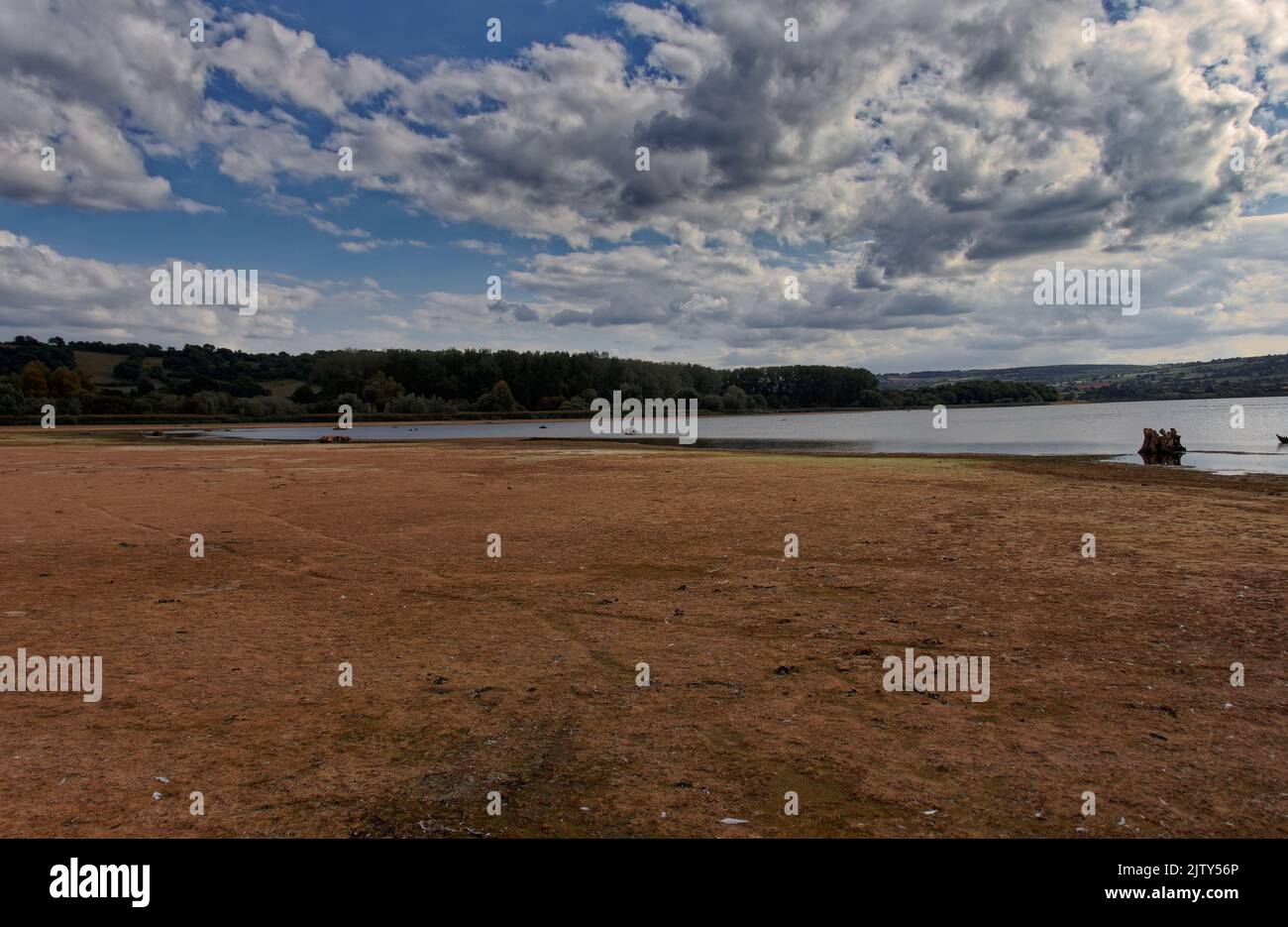 Chew Valley drought 2022 heatwave Stock Photo - Alamy