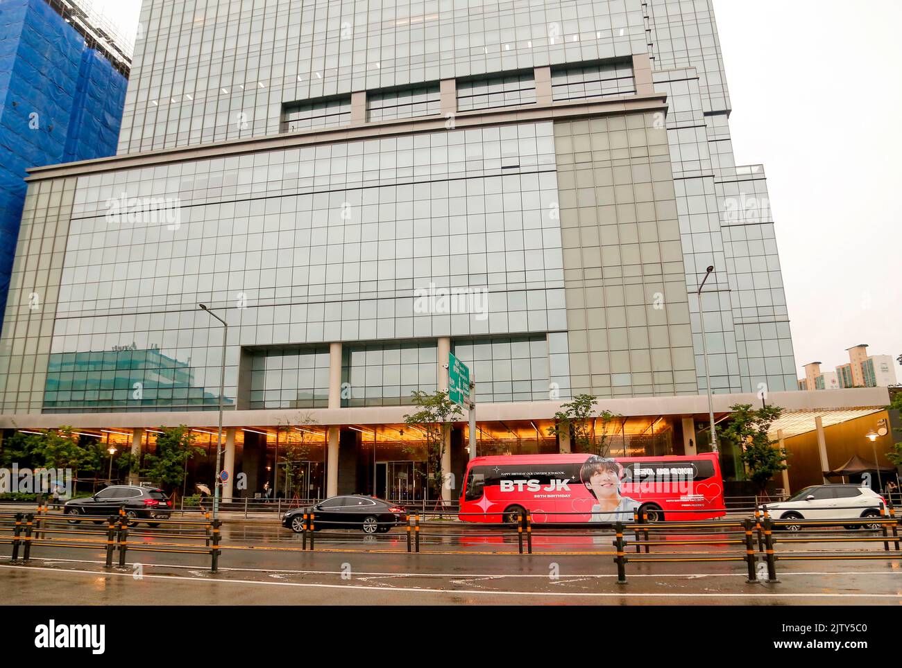 BTS Jungkook's birthday, Aug 30, 2022 : A bus decorated to celebrate ...