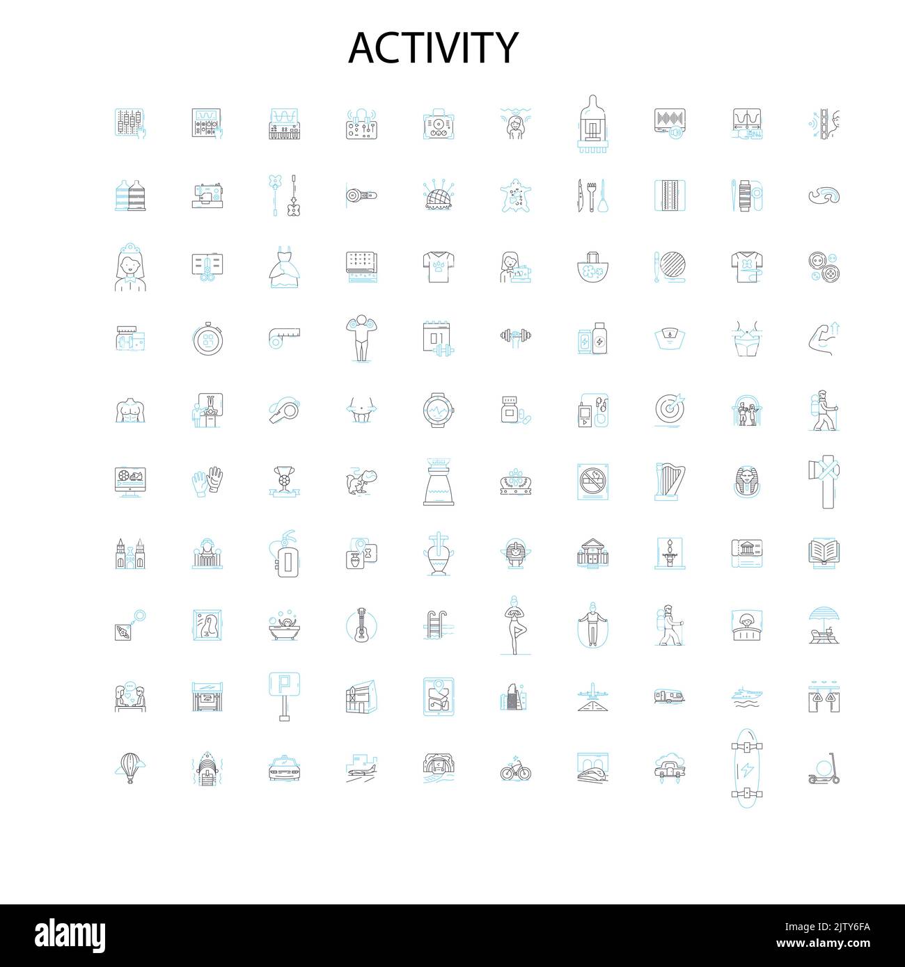 Exercise illustration icons Stock Vector Images - Alamy