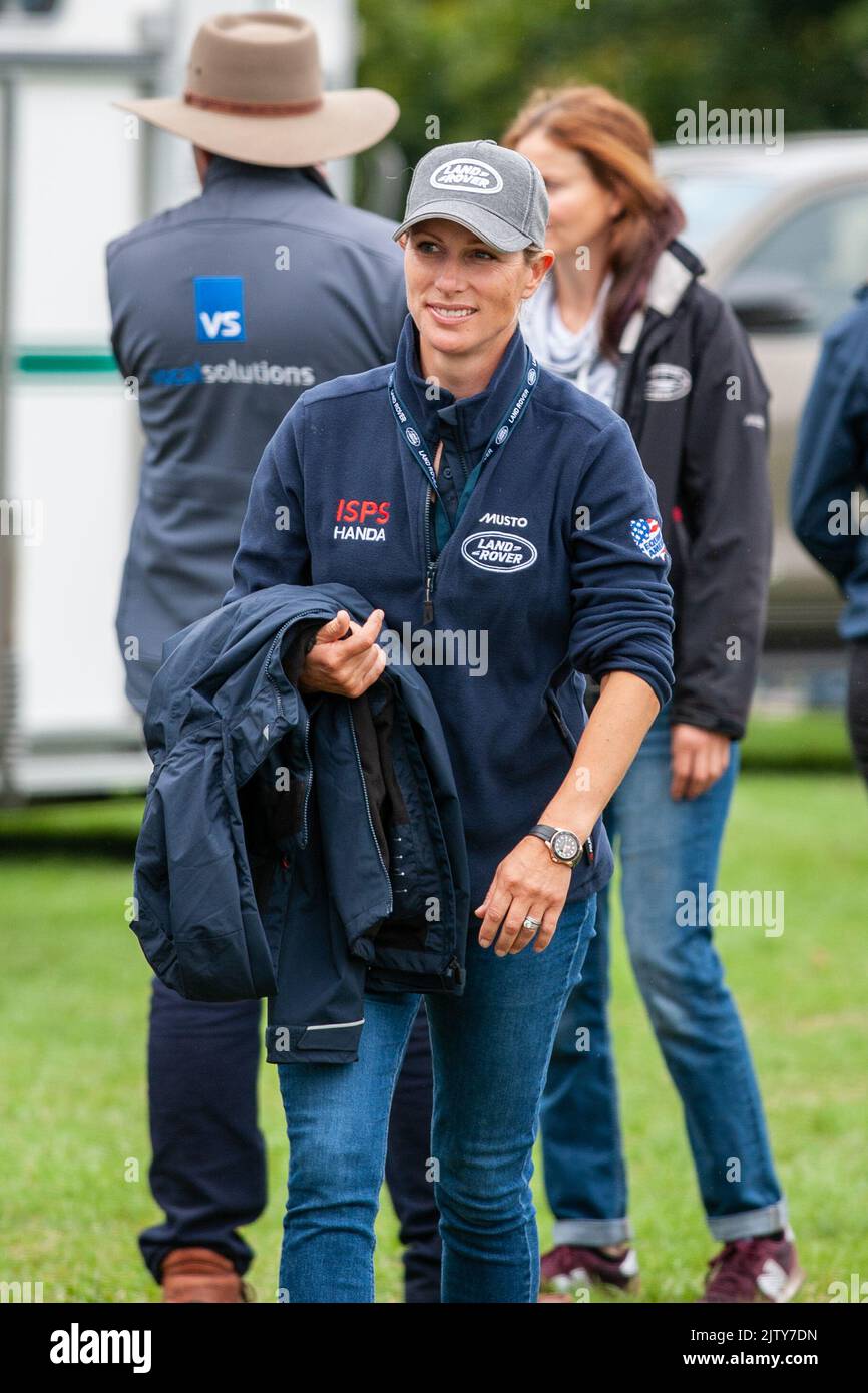 Stamford, UK. 2nd Sep, 2022. Zara Tindall at the 2022 Land Rover ...