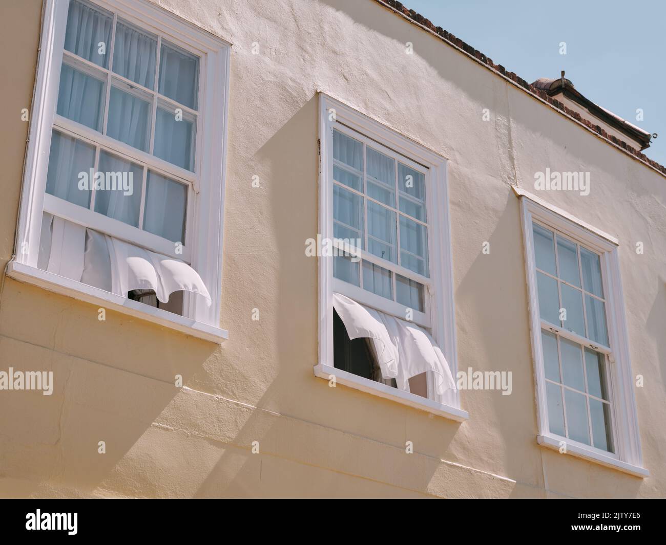 Open window curtain blowing hi-res stock photography and images - Alamy