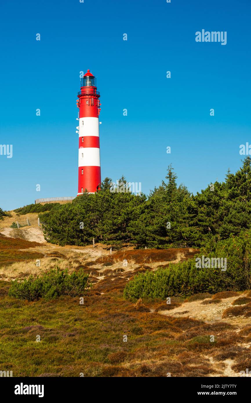 Amrum Lighthouse, Amrum Island, North Sea, Schleswig-Holstein, Germany ...