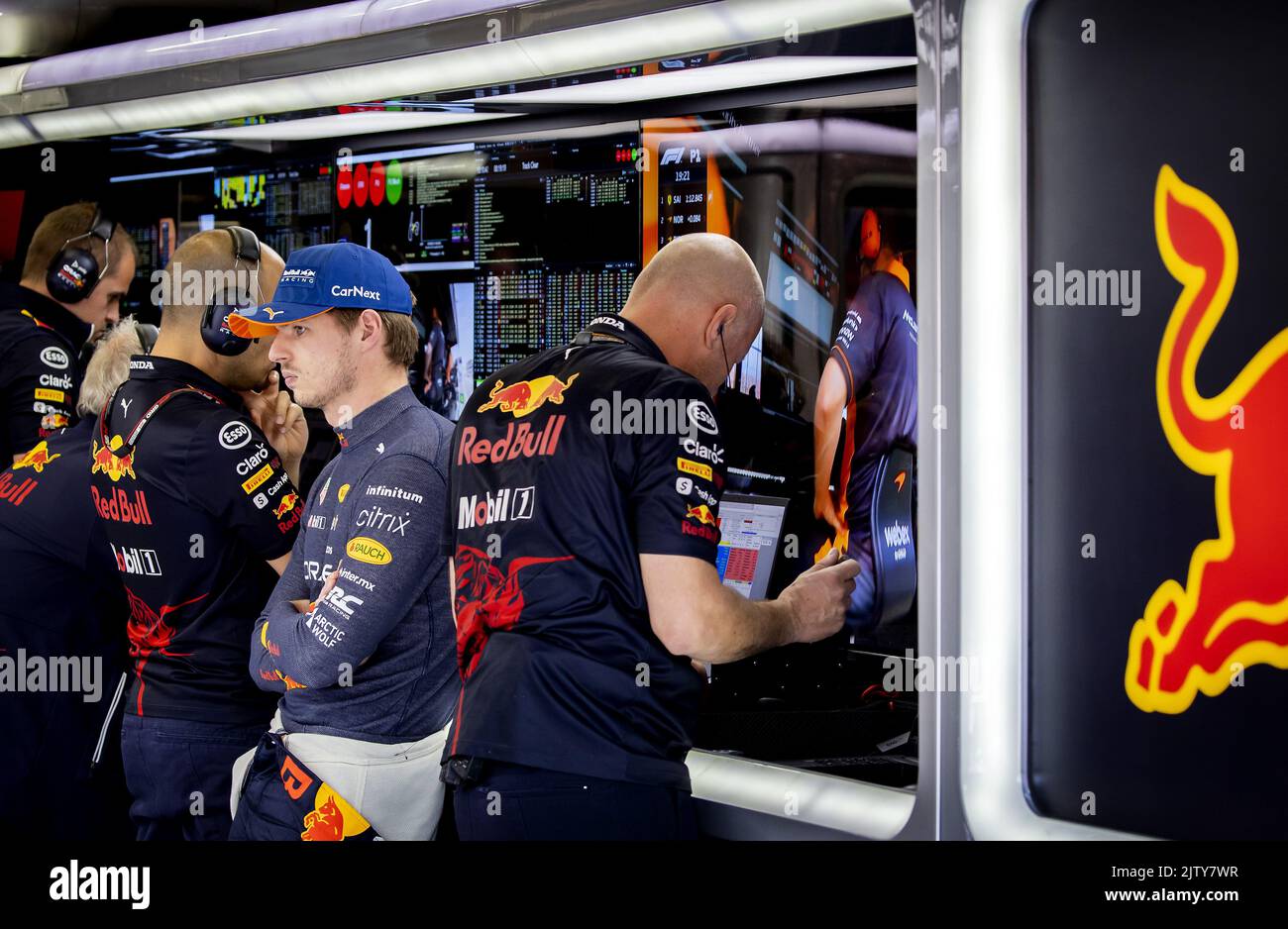 Zandvoort, Netherlands. 02nd Sep, 2022. ZANDVOORT - Max Verstappen (Red Bull Racing) during the ...