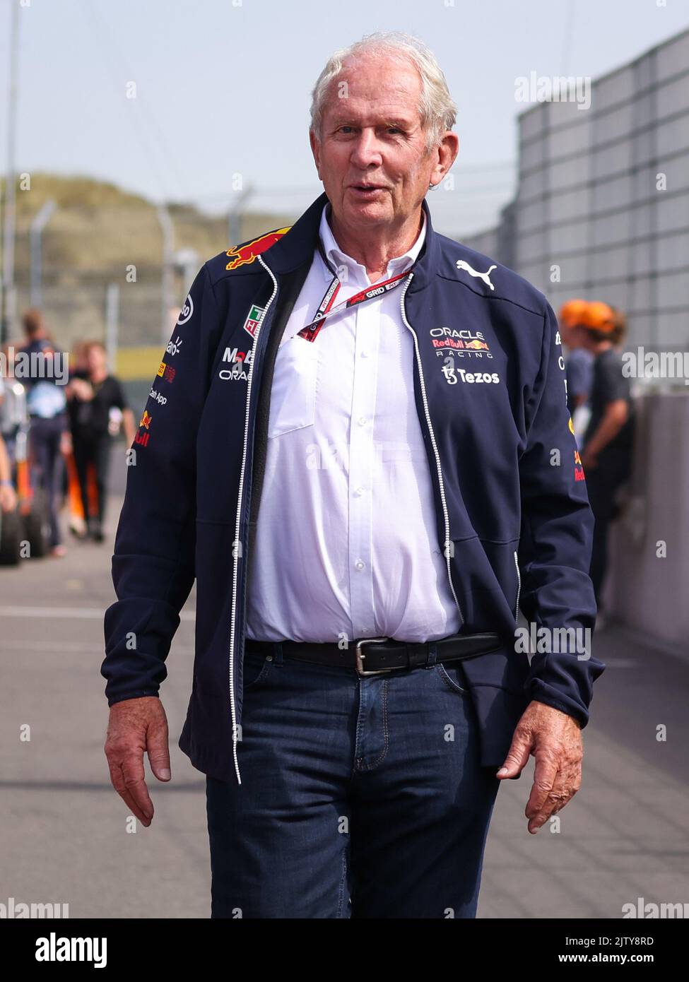 ZANDVOORT, NETHERLANDS - SEPTEMBER 2: Helmut Marko of Red Bull Racing ...