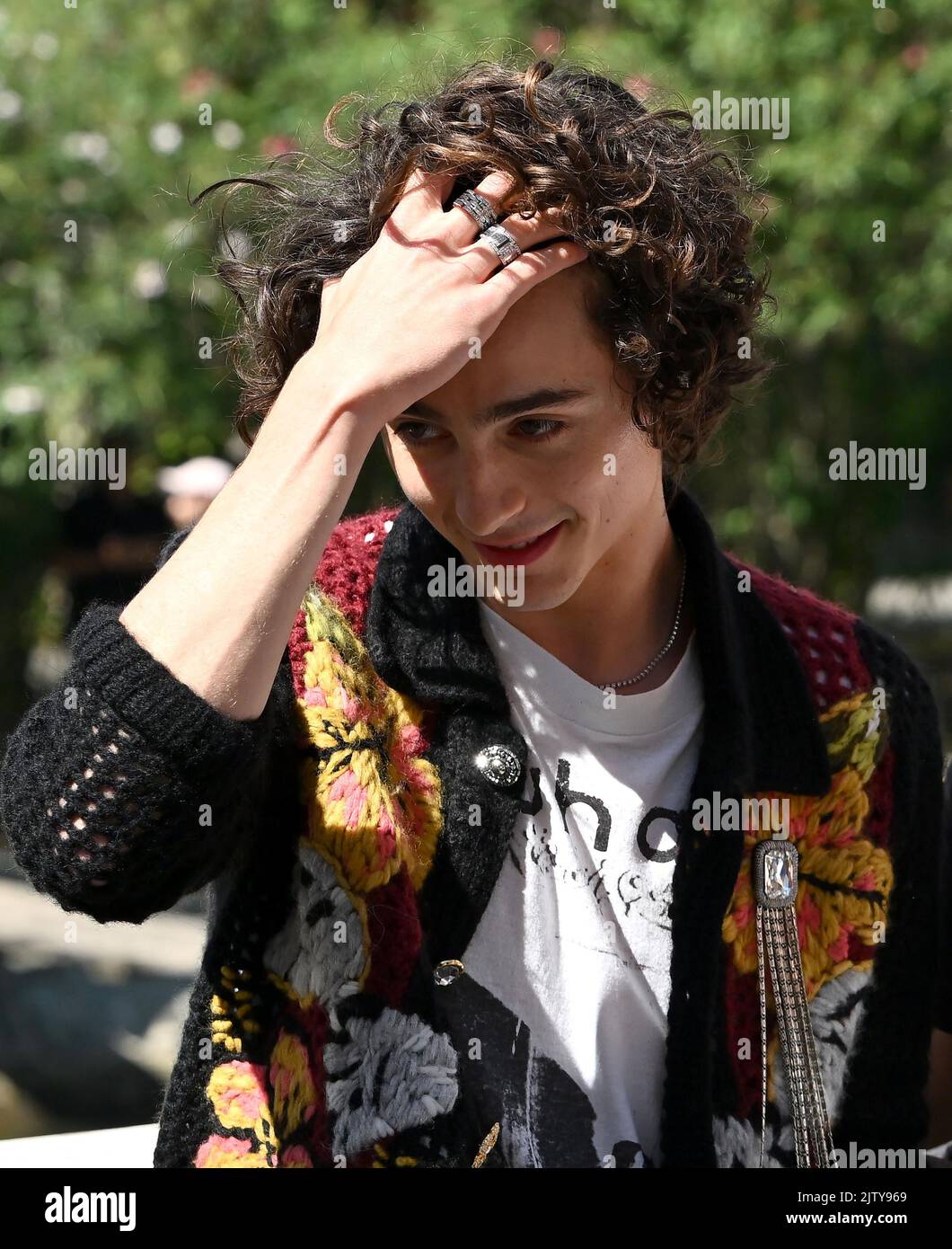 September 2, 2022, VENICE: US actor Timothee Chalamet arrives at the ...