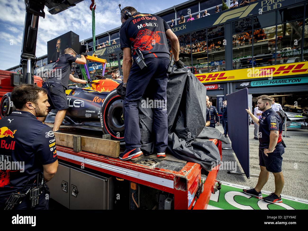 Zandvoort, Netherlands. 02nd Sep, 2022. ZANDVOORT - The Oracle Red Bull Racing RB18 Honda of Max ...