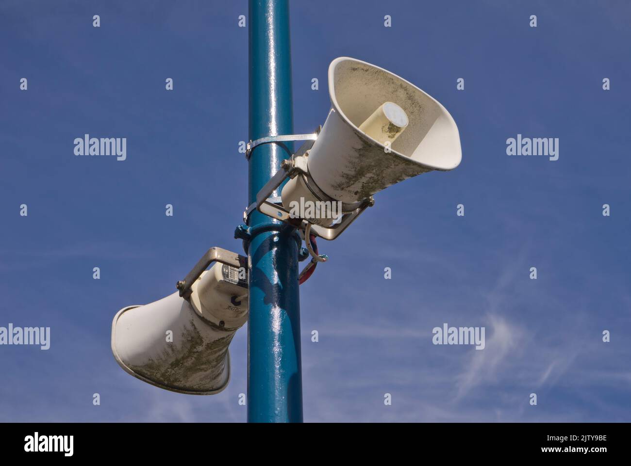 Tannoy speaker announcer system at Birmingham International Airport ...